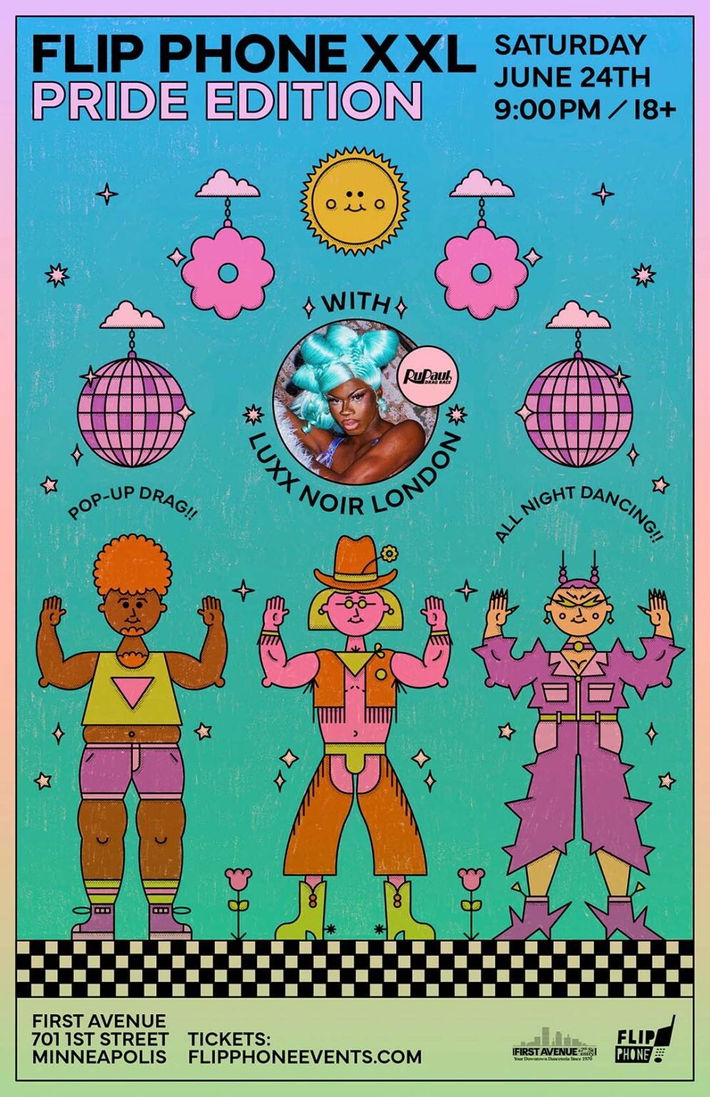 Flip Phone XXL Pride Edition ft. Luxx Noir London – Twin Cities Pride